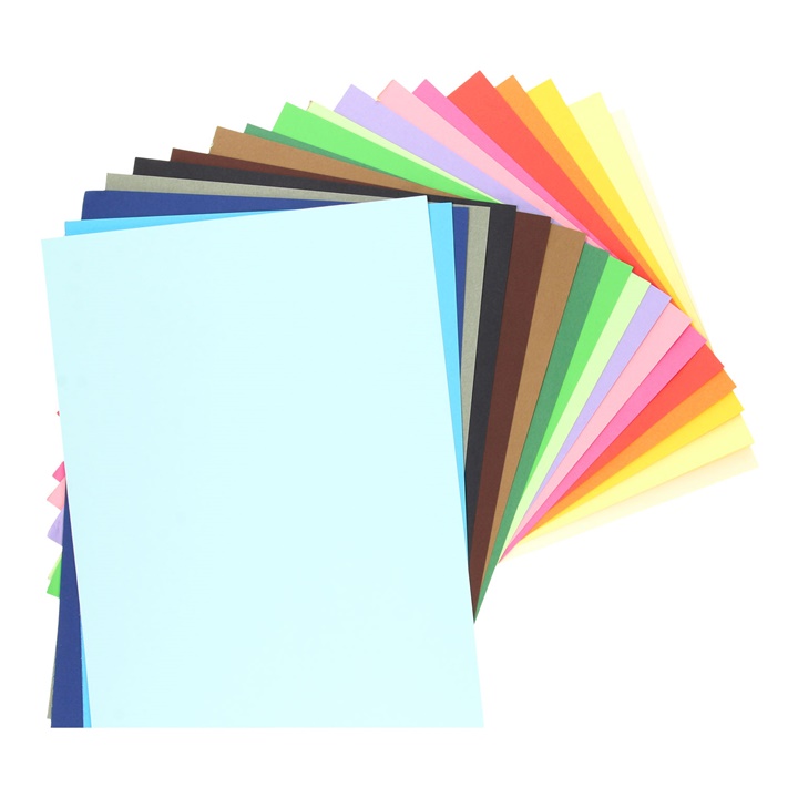 Carton colorat Craft Sensations 24x34 cm - 50 coli