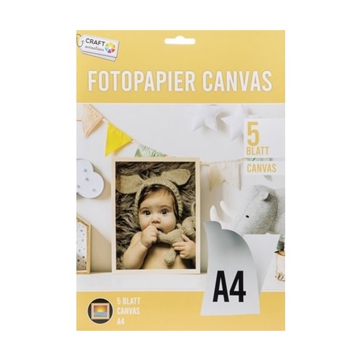 Hartie fotografica panza de hartie Craft Sensation 5 buc.